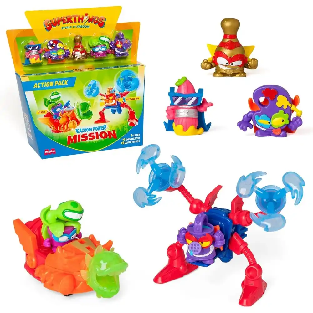 Superzings Kazoom Power Mission Action Pack #3 Colombia